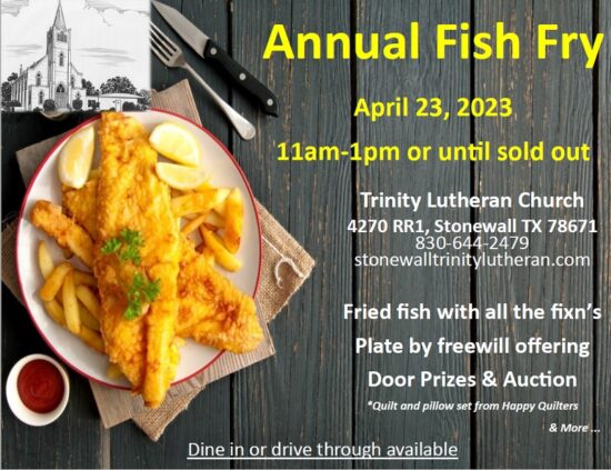 Fish Fry - Trinity Lutheran Stonewall